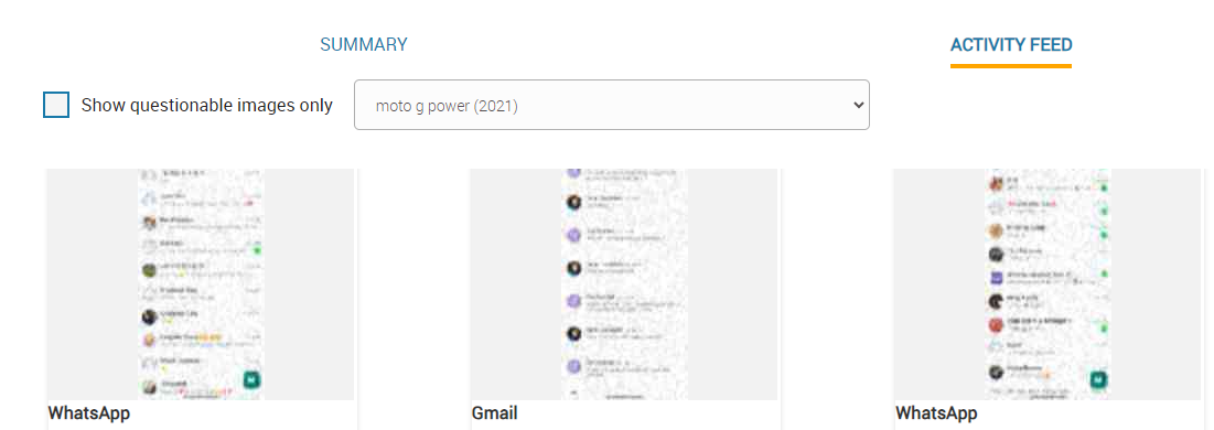 What is the Activity page? – WebChaver Support